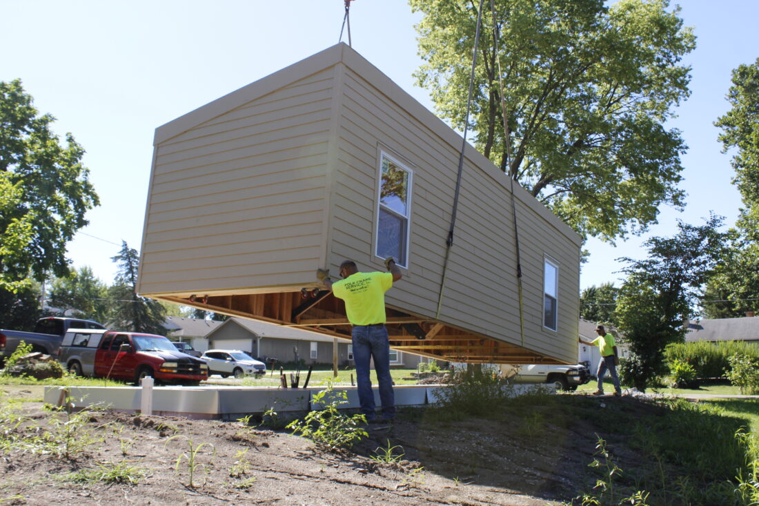 A different kind of ‘moving in’: Peaslee Tech-produced home transported ...